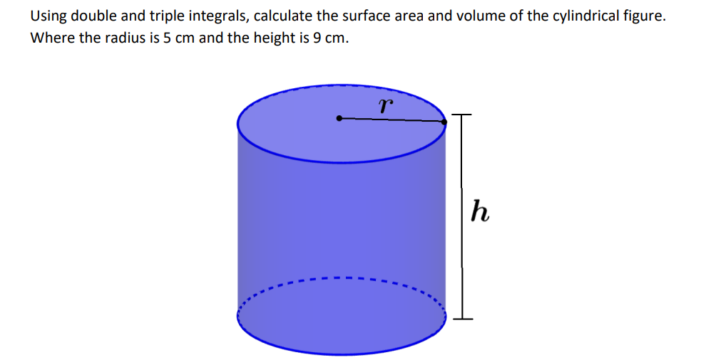 Solved Using double and triple integrals, calculate the | Chegg.com