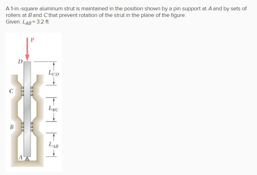 Solved Determine the largest values of LBC and LCD that can | Chegg.com