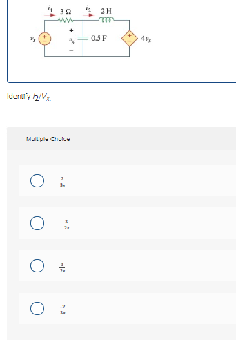 Solved Identify 12/VX. Multiple Cholce 3n2 −2n3 2n3 3x2 | Chegg.com