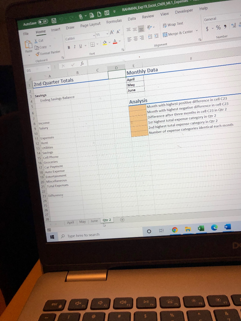 Excel 2 Grader - Instructions | Chegg.com