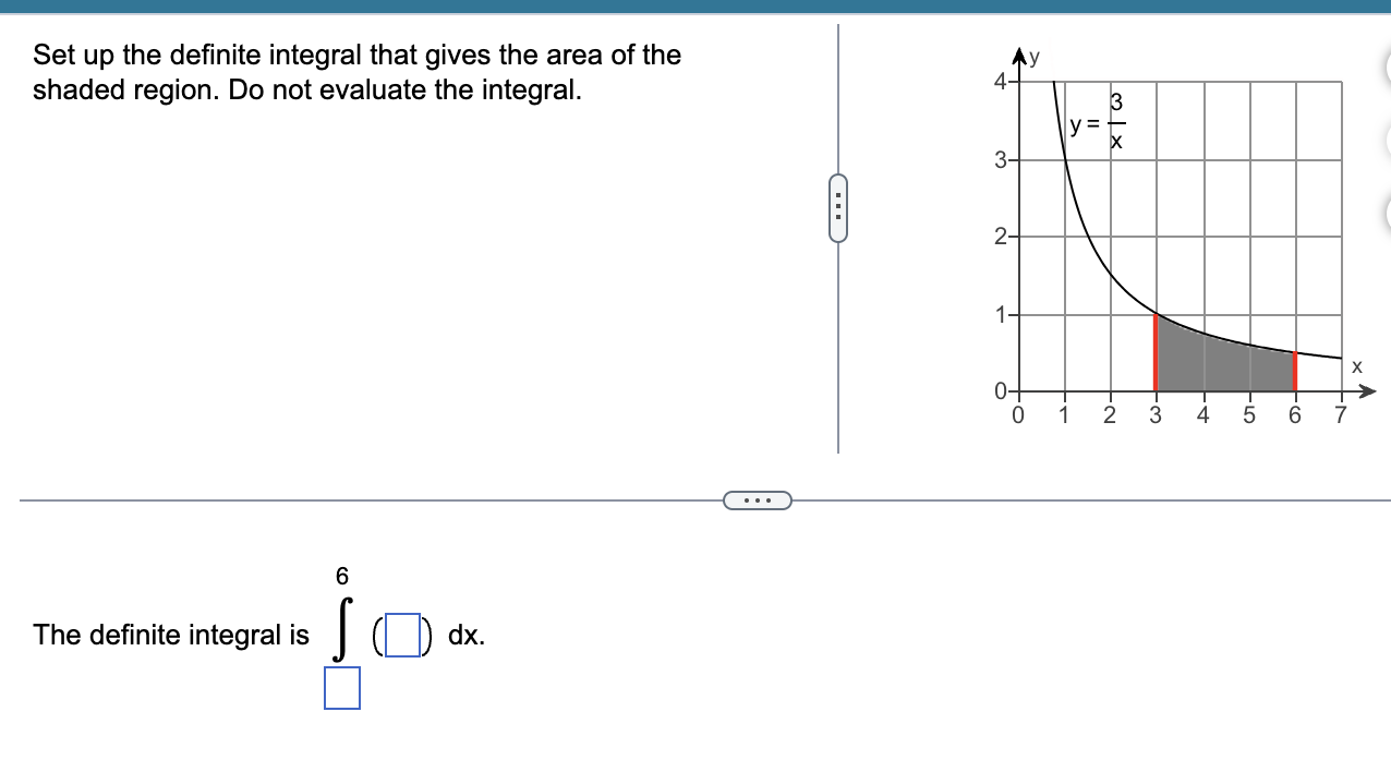 Solved Set up the definite integral that gives the area of | Chegg.com