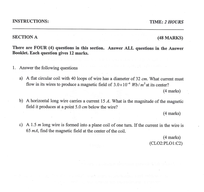 Solved There are FOUR (4) questions in this section. Answer | Chegg.com