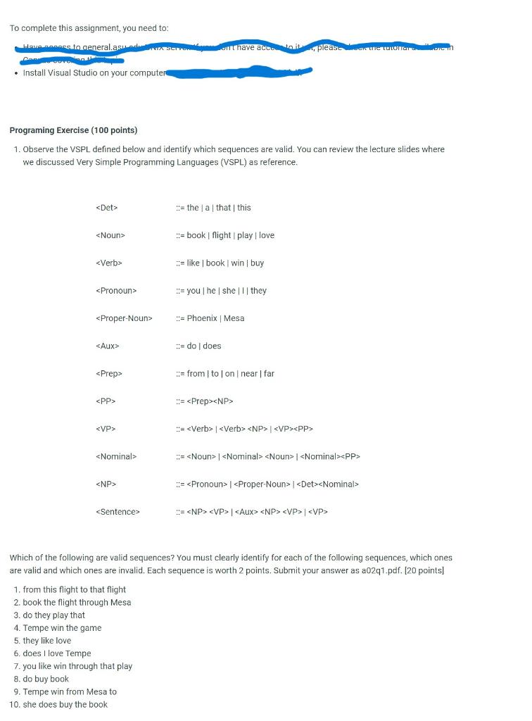 Solved To complete this assignment, you need to: - Install | Chegg.com