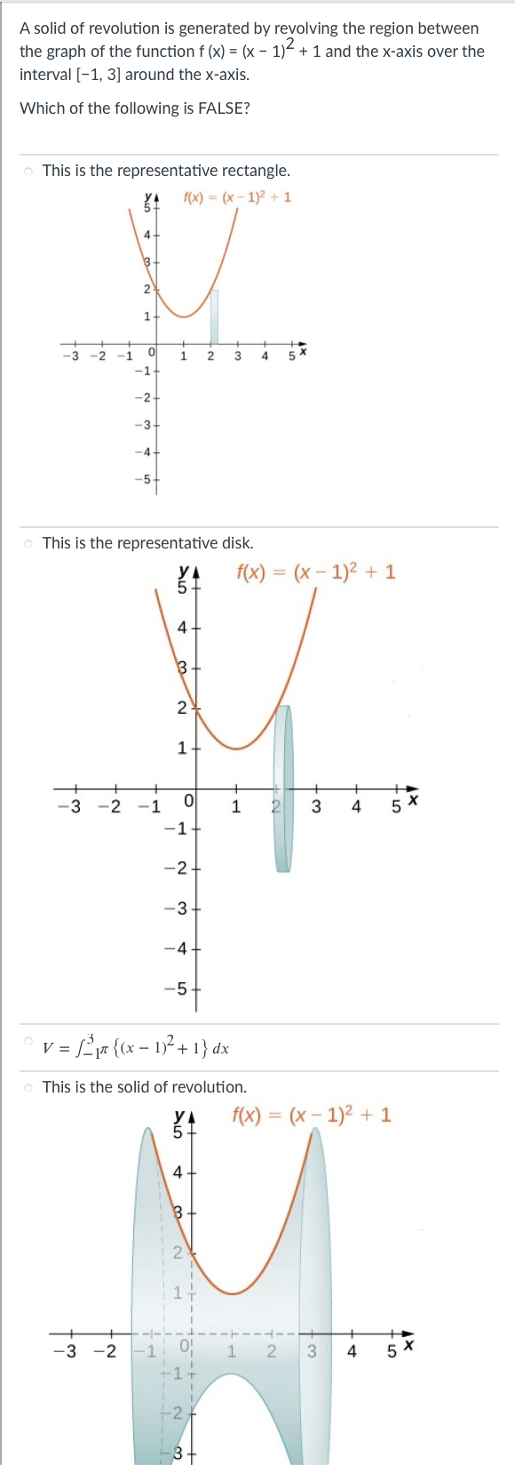 Solved A solid of revolution is generated by revolving the | Chegg.com