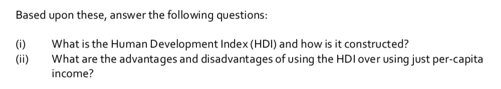 Solved Based upon these, answer the following questions: (i) | Chegg.com