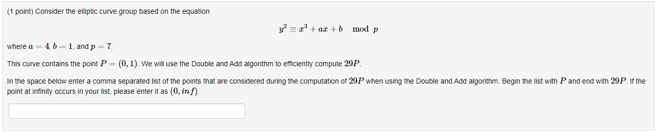 Solved please give me the answer and make sure it is | Chegg.com