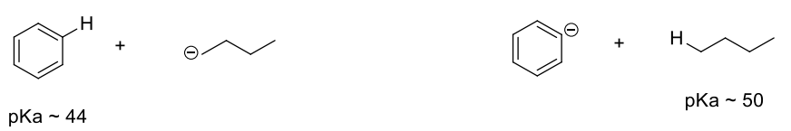 Solved 3. The pKa of benzene is about 44, and the pKa of | Chegg.com