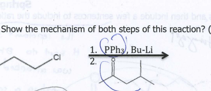 Show the mechanism of both steps of this reaction? ( | Chegg.com