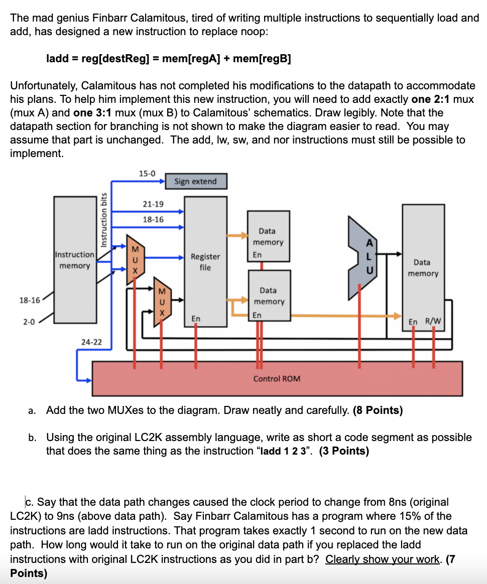The mad genius Finbarr Calamitous, tired of writing | Chegg.com