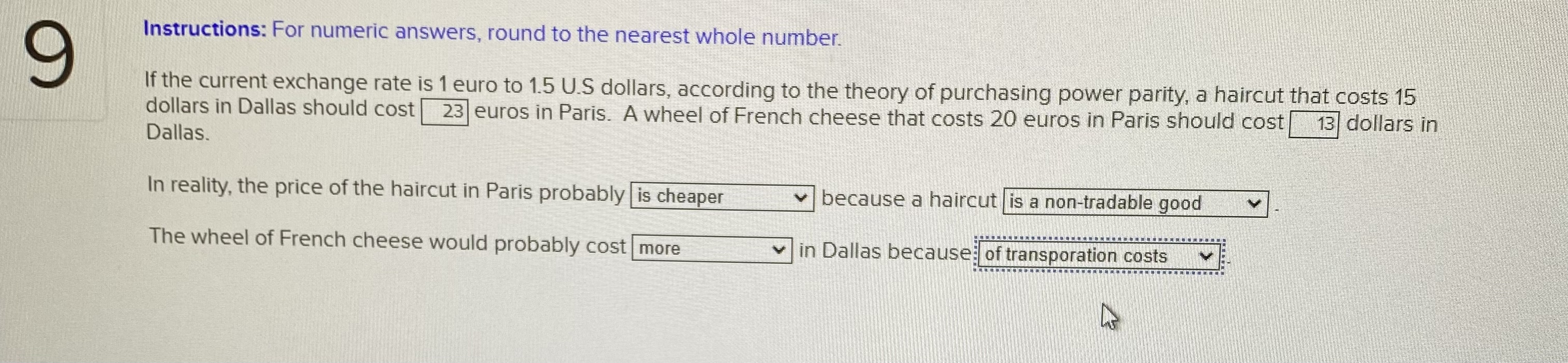 Solved Instructions: For numeric answers, round to the | Chegg.com