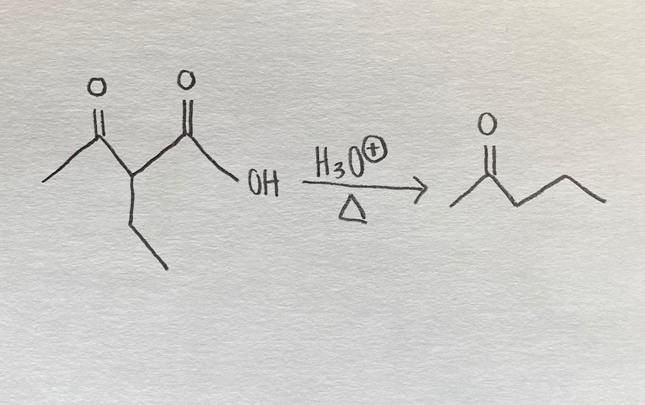 Solved What Is The Mechanism Of This Reaction using H3O Chegg