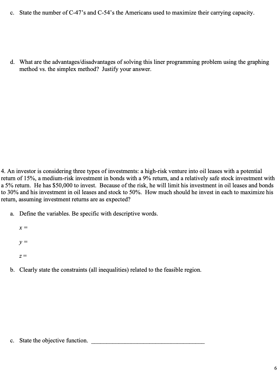 Solved Math 1324 Name Chapter 7 Lab 7.1-7.5 Instructions: | Chegg.com