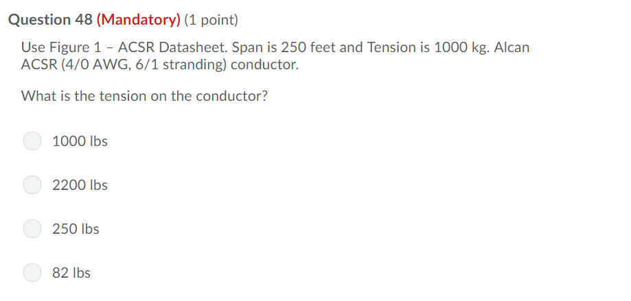 CONDUCTOR DATA SHEET ALUMINUM CONDUCTORS STEEL | Chegg.com