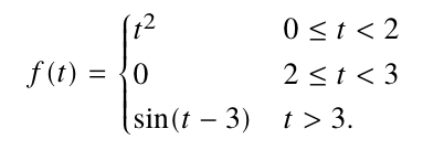Solved Rewrite the following piecewise continuous function | Chegg.com