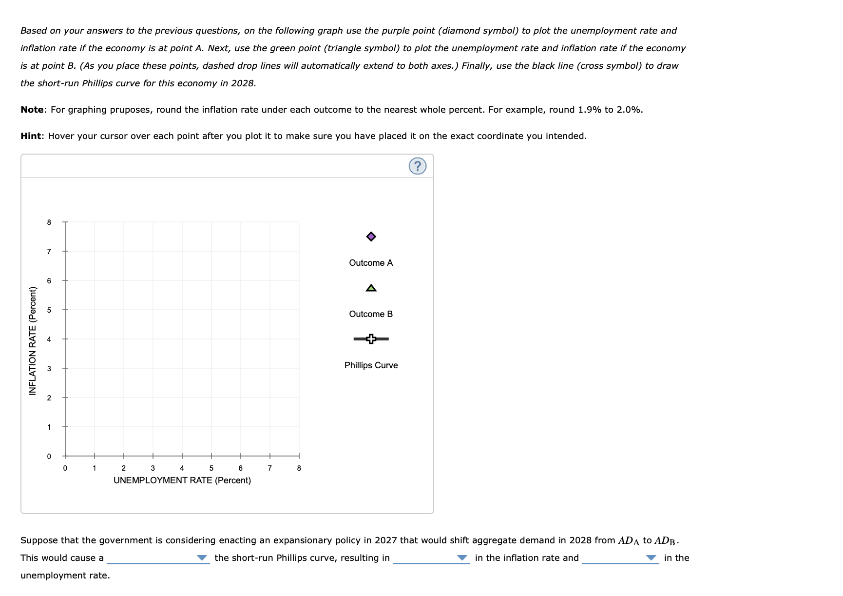 Solved 1. Aggregate demand, aggregate supply, and the | Chegg.com