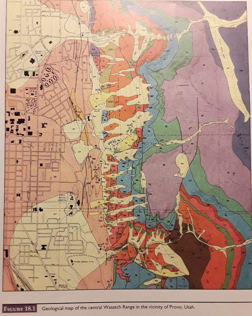 Solved ru 278 & Exercise 18 Cenozoic Geology Central Wasatch | Chegg.com