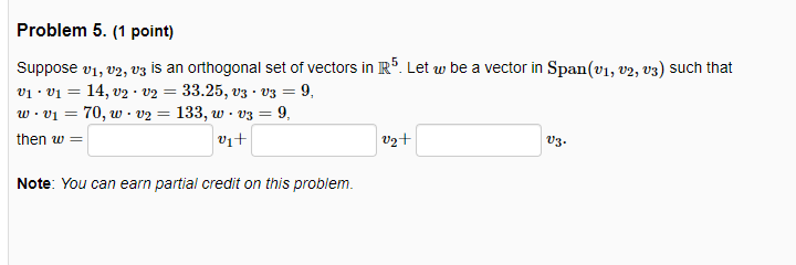 Solved Suppose v1,v2,v3 is an orthogonal set of vectors in | Chegg.com