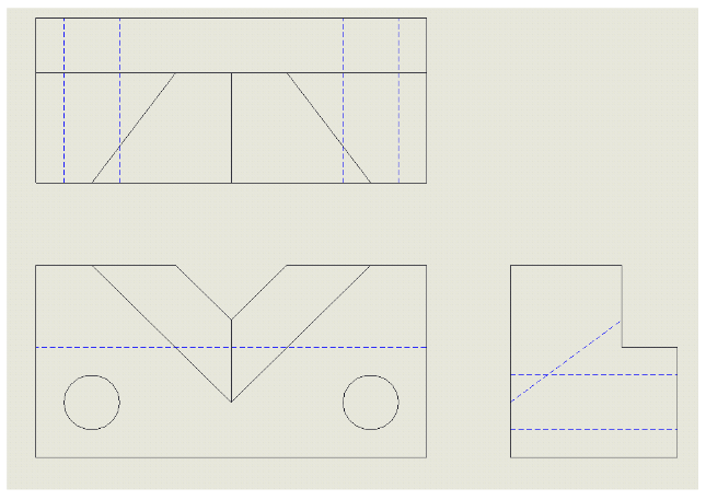 Solved Please create 3D sketch for the following multi‐view | Chegg.com