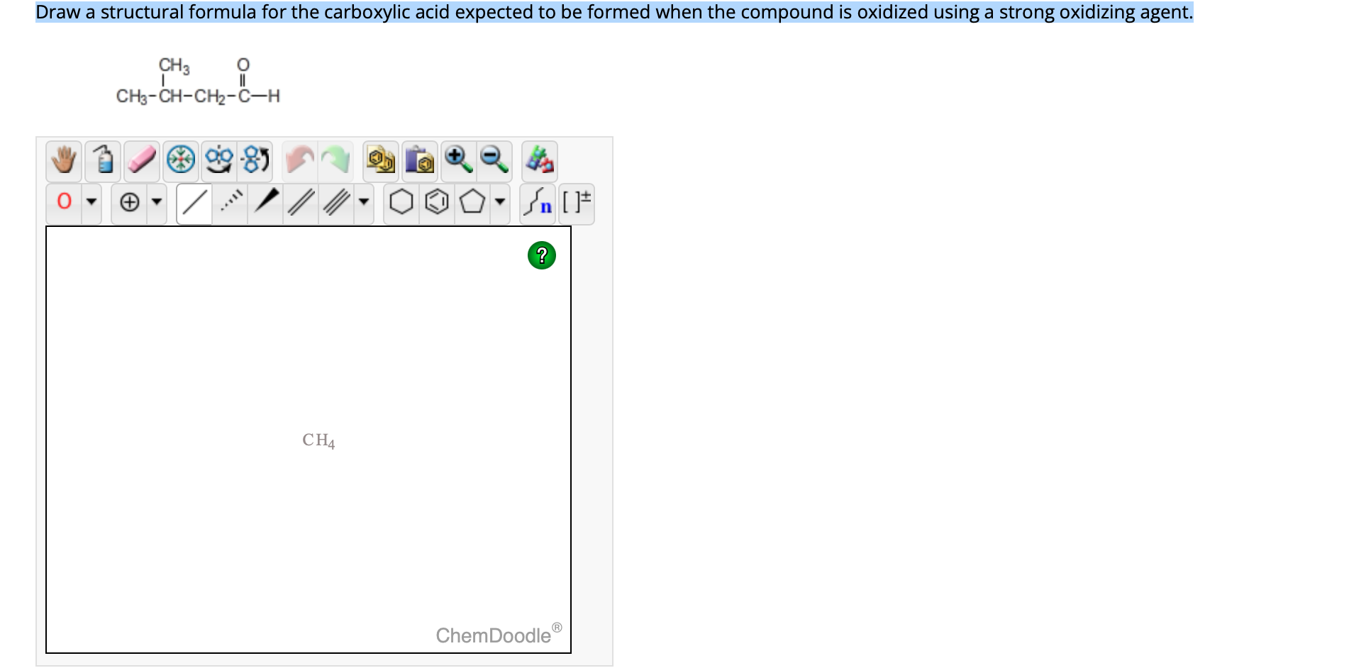 Solved Draw a structural formula for the carboxylic acid | Chegg.com