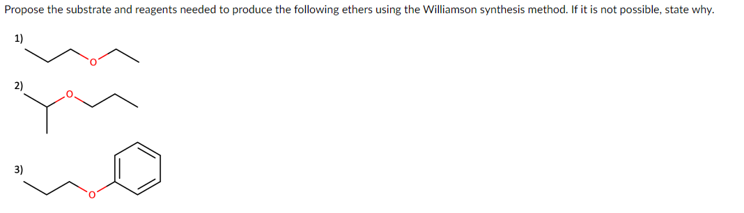 Solved Propose the substrate and reagents needed to produce | Chegg.com