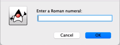 Solved Use a GUI to open the file for displaying the Roman | Chegg.com