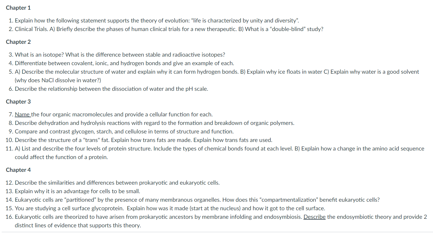 Solved Chapter 1 1. Explain how the following statement | Chegg.com