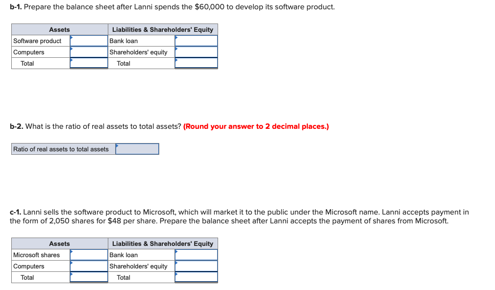 Solved Lanni Products is a start-up computer software | Chegg.com