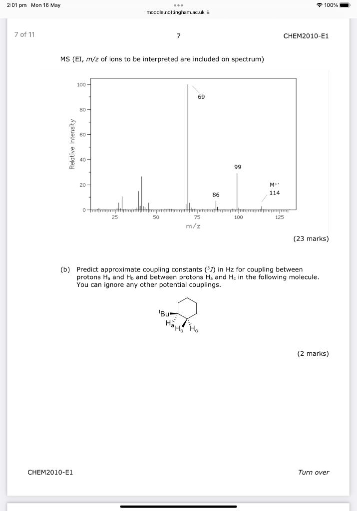 Solved 2:00 pm Mon 16 May 100% moodle.nottingham.ac.uk 5 of | Chegg.com
