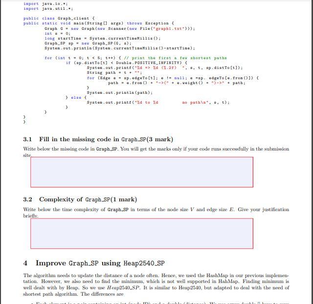 3 Shortest Path Implemented Using HashMap The starter | Chegg.com