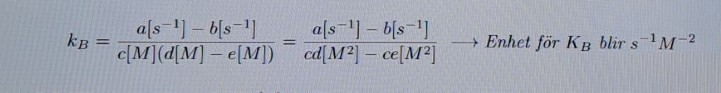 Solved Give me an example how to calculate KB using this | Chegg.com