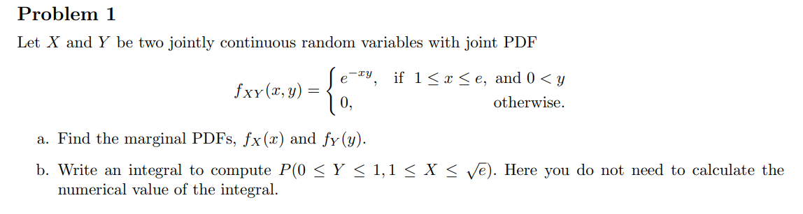 Solved Let X and Y be two jointly continuous random | Chegg.com