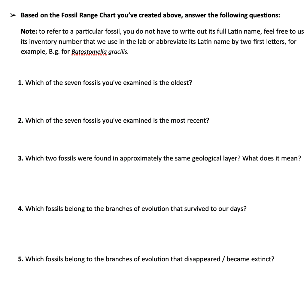 Solved Geological Time Scale and Major Events in Evolution | Chegg.com