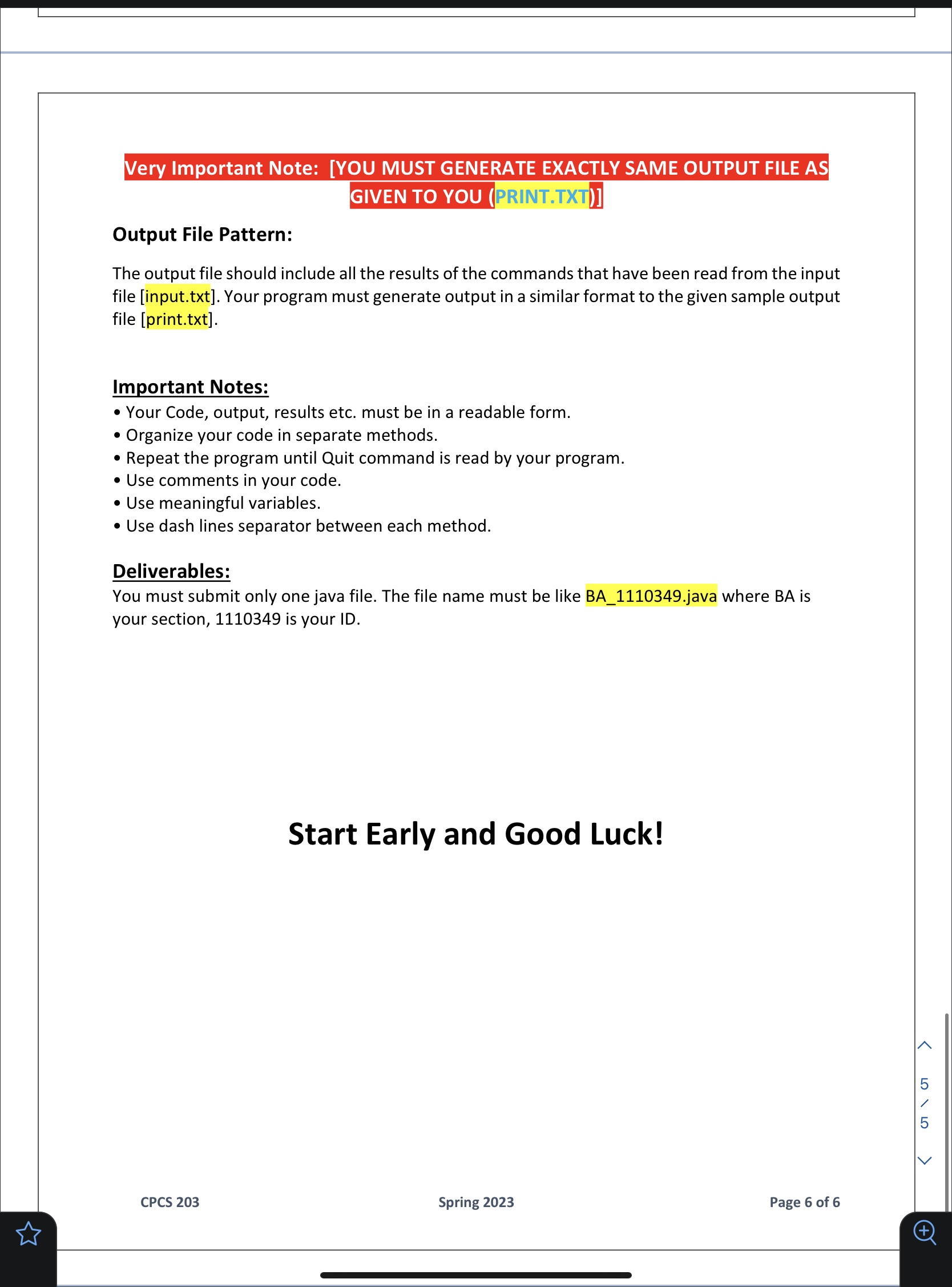 Solved That is a java assignment and it should read from a | Chegg.com