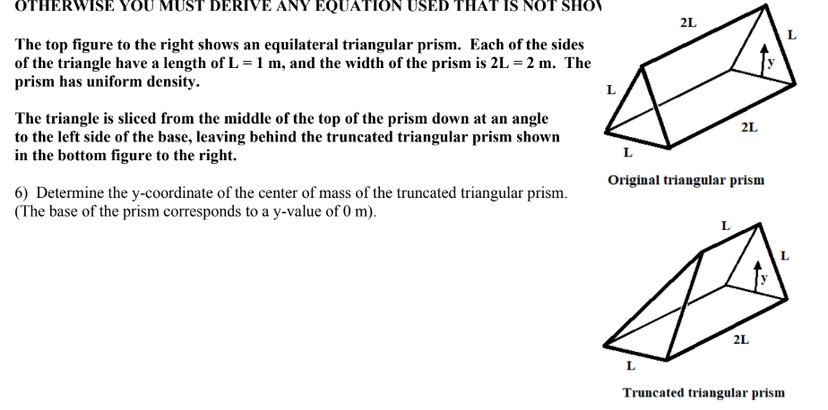 The top figure to the right shows an equilateral | Chegg.com