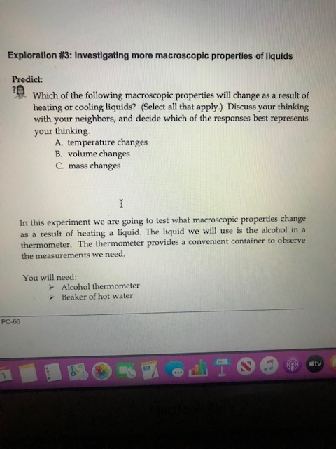 Solved Exploration #3: Investigating more macroscopic | Chegg.com