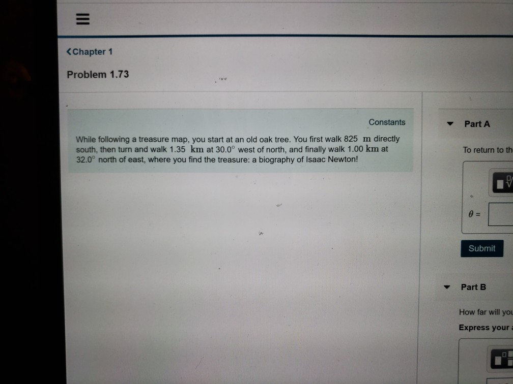 Solved Chapter 1 Problem 1.73 Constants Part A While | Chegg.com