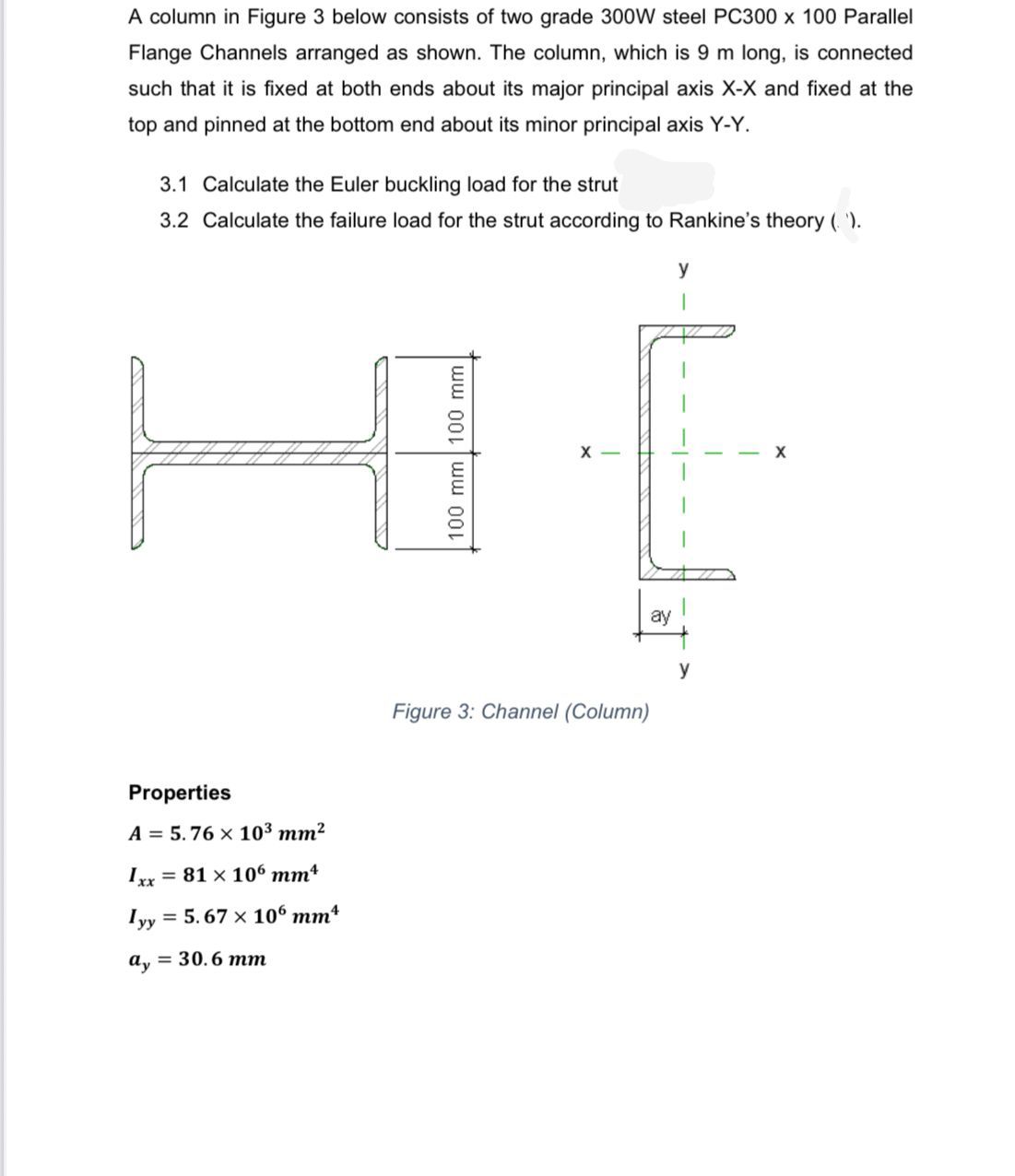 Solved Solve step by step A column in Figure 3 ﻿below | Chegg.com
