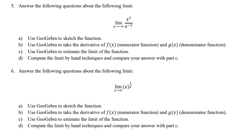 Solved Problems. Use GeoGebra to complete all the problems | Chegg.com