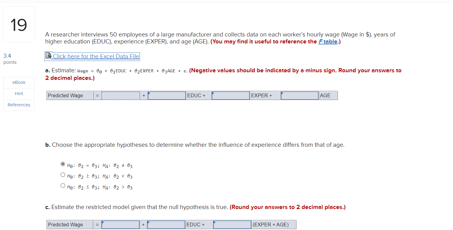 Solved 茖 (Ctrl)⋅A researcher interviews 50 employees of a | Chegg.com