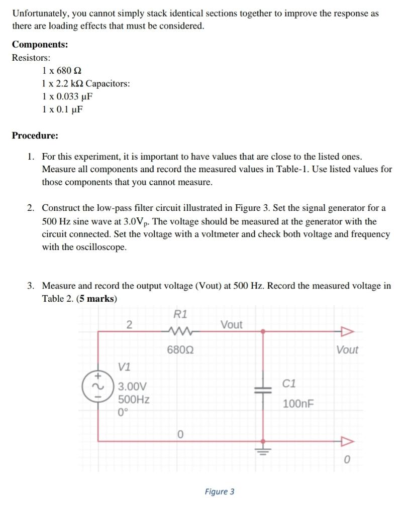 Solved Lab 4: Passive Filters Objectives: After performing | Chegg.com