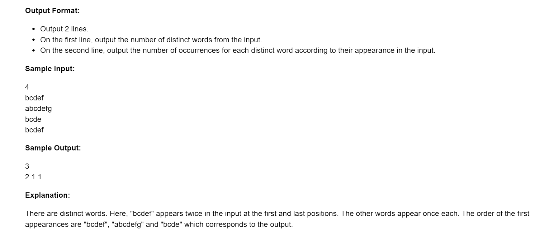 Solved Question 1: (50 points) You are given words. Some | Chegg.com
