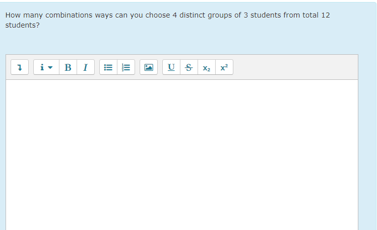 Solved How many combinations ways can you choose 4 distinct | Chegg.com