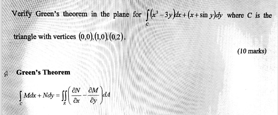 Solved Verify Green's theorem in the plane for $(27-3ydx + | Chegg.com