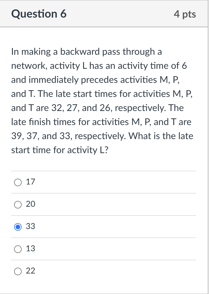 If a delay in an activity will not delay completion | Chegg.com