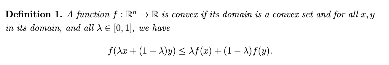 Solved {XER? | x} + x3 = 1} Definition 1. A function f :R" | Chegg.com