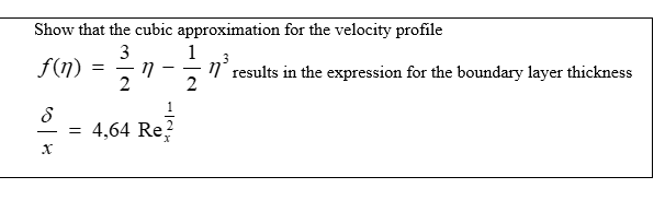 Solved Show that the cubic approximation for the velocity | Chegg.com