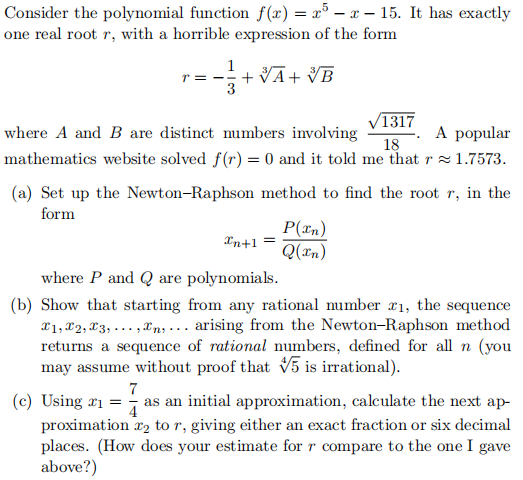 Solved Consider the polynomial function f(x) = x - x – 15. | Chegg.com