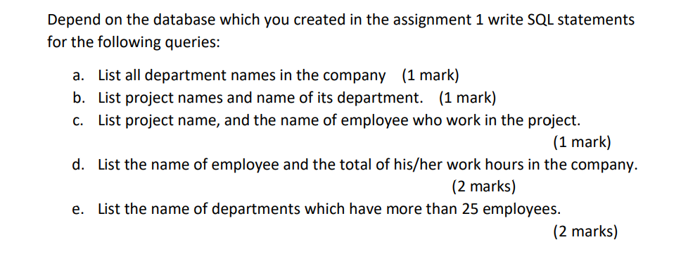 Solved CREATE TABLE DEPARTMENT( DEPTNO INT PRIMARY | Chegg.com