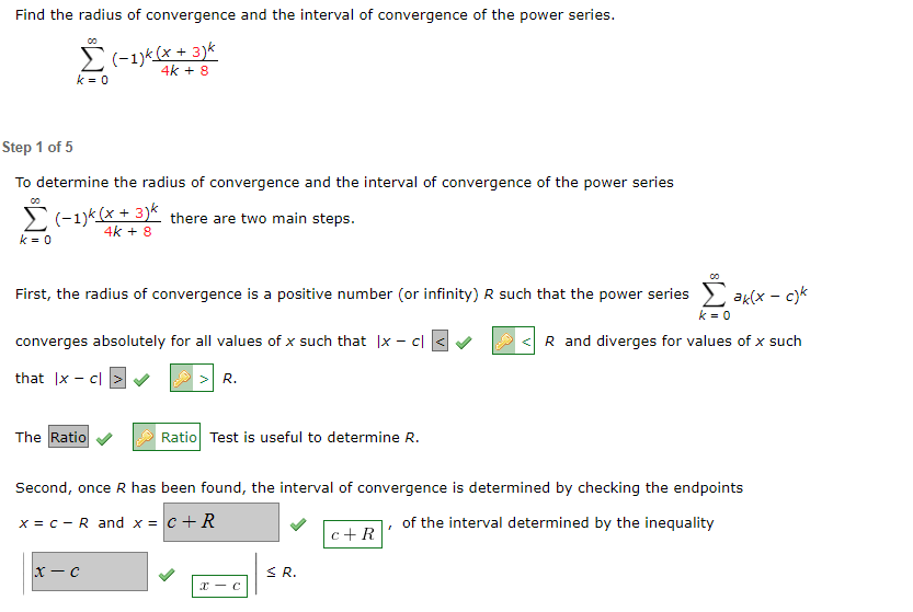 Solved Find the radius of convergence and the interval of | Chegg.com Solved Find the radius of convergence and the interval of | Chegg.com