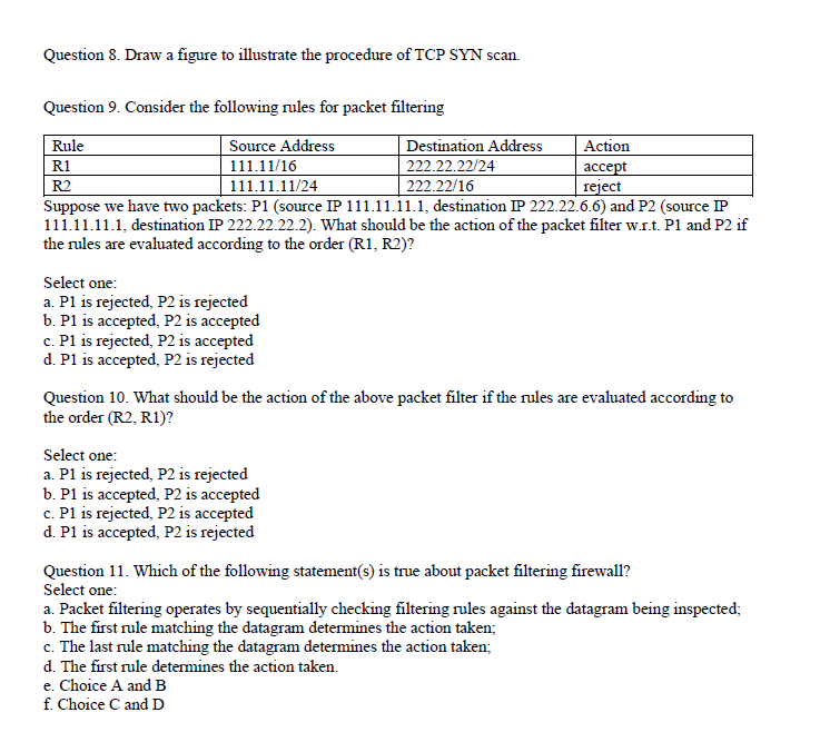 Solved Question 8. Draw a figure to illustrate the procedure | Chegg.com